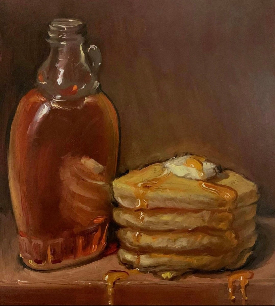 Pancakes - NOAH VERRIER Original Still Life Oil Painting, Signed Fine ...