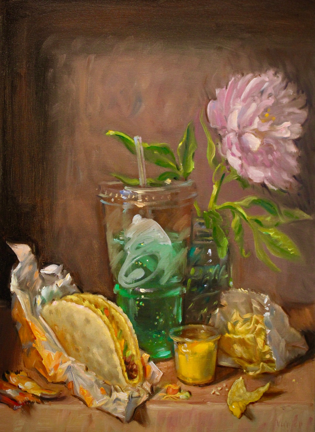 Taco Bell- NOAH VERRIER Original Still Life Oil Painting, Signed Fine ...