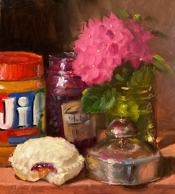 Uncrustable NOAH VERRIER Original Still Life Oil Painting | Etsy