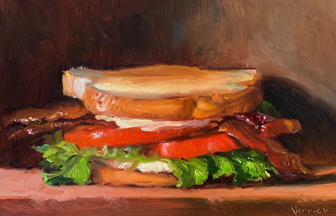 BLT - NOAH VERRIER Original Still Life Oil Painting, Signed Fine Art ...