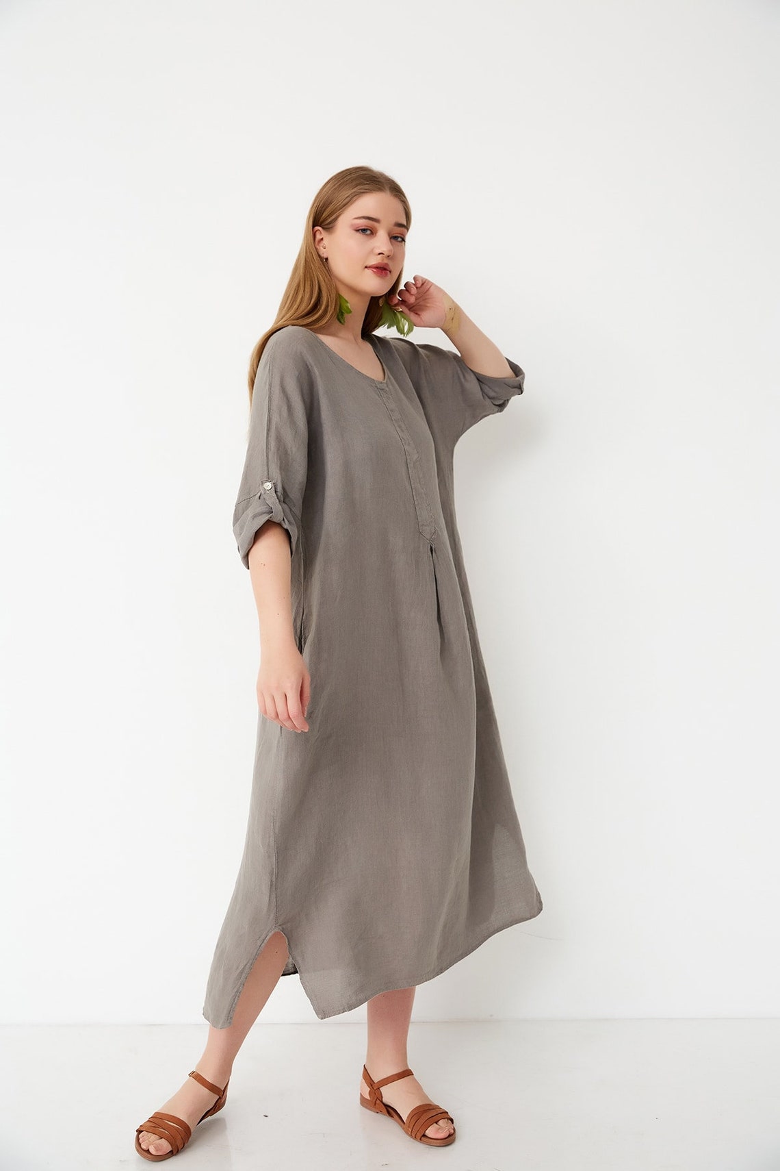 100% Linen Dress Pure Linen Dress | Etsy 100% Linen Dress Pure Linen Dress | Etsy