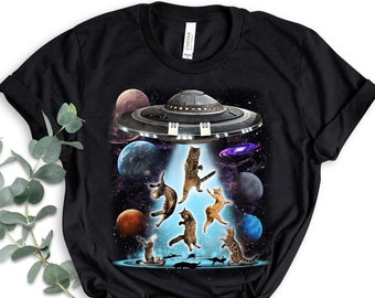 Space Cat Shirt | Etsy