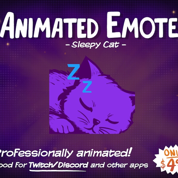 Sleepy Cat - Etsy