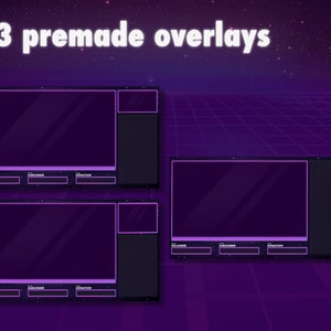 Retro VHS Stream Package | Animated | Overlay, Screens, Panels, Alerts ...