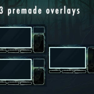Spooky Graveyard Stream Package | Animated | Overlay, Screens, Panels ...