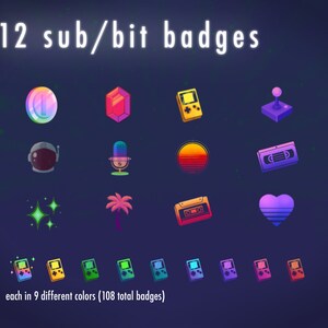 Retro Meteor Shower Stream Package | Animated | Overlay, Screens ...