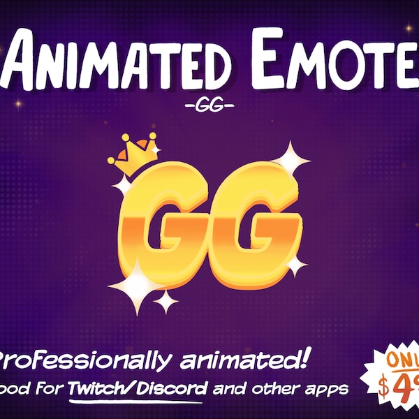 Animated Gg Emotes - Etsy