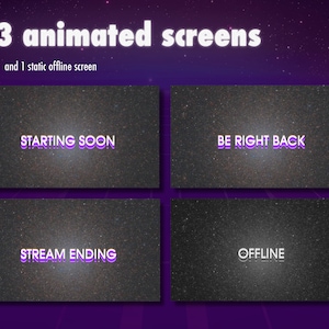 Retro VHS Stream Package | Animated | Overlay, Screens, Panels, Alerts ...