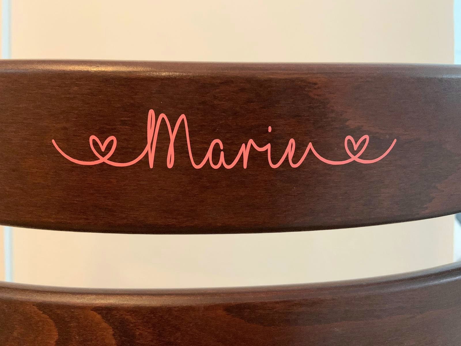 Stickers for Children's Chair High Chair Name Stickers - Etsy