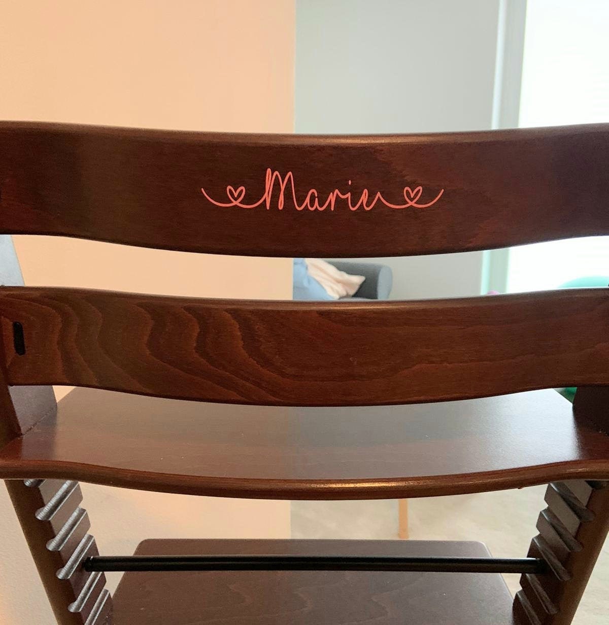 Sticker for Children's Chair High Chair Name Sticker - Etsy