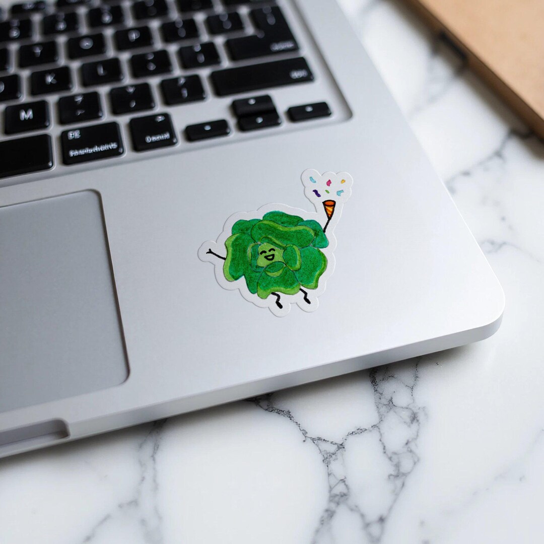 Lettuce Celebrate Stickers, Pun Sticker, Funny Sticker, Birthday ...