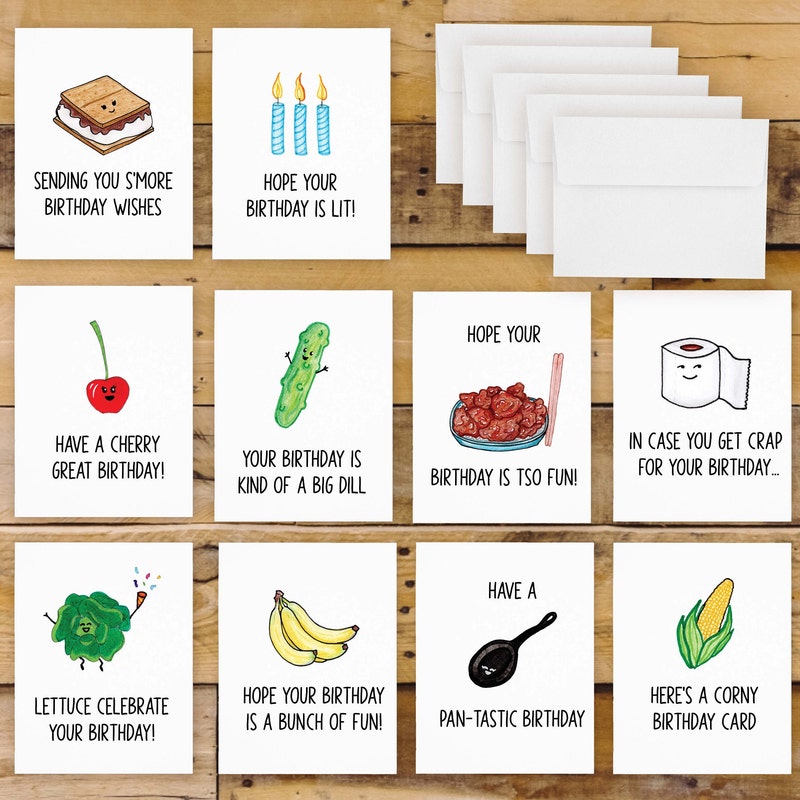 Birthday Card Set - Etsy