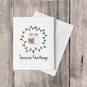Hand Drawn Funny Holiday Card Puns (10 Pack of Holiday Cards, Holiday ...