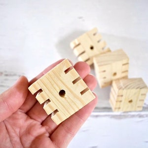 Groovy Blocks 6 Pack Pine Wood Foot and Chew Toy for Birds - Etsy Australia