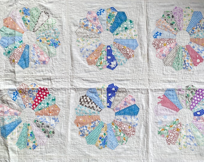 1930s Depression Era Dresden Quilt - Etsy