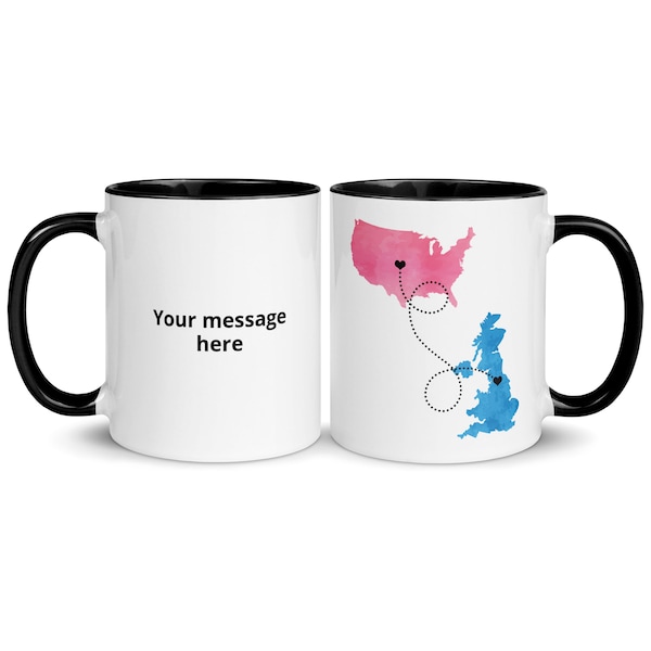 Long Distance Mug - Etsy