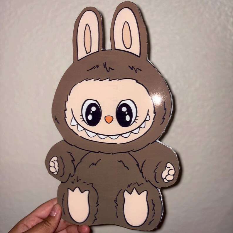 Dozen Custom Labubu Theme Character Cutouts for Centerpieces / Party ...