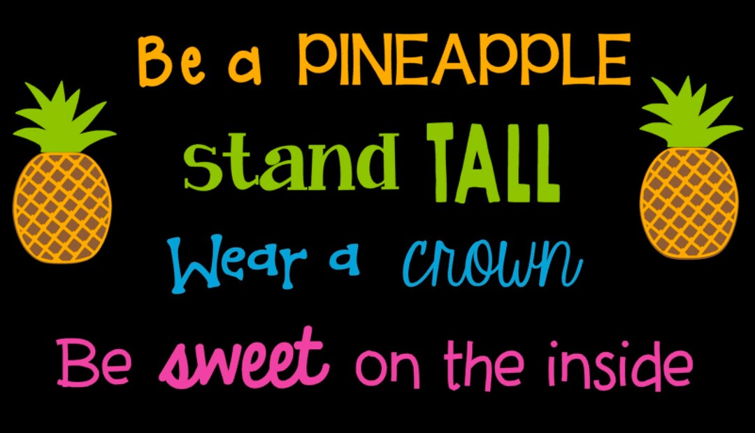Be a Pineapple Bulletin Board - Etsy