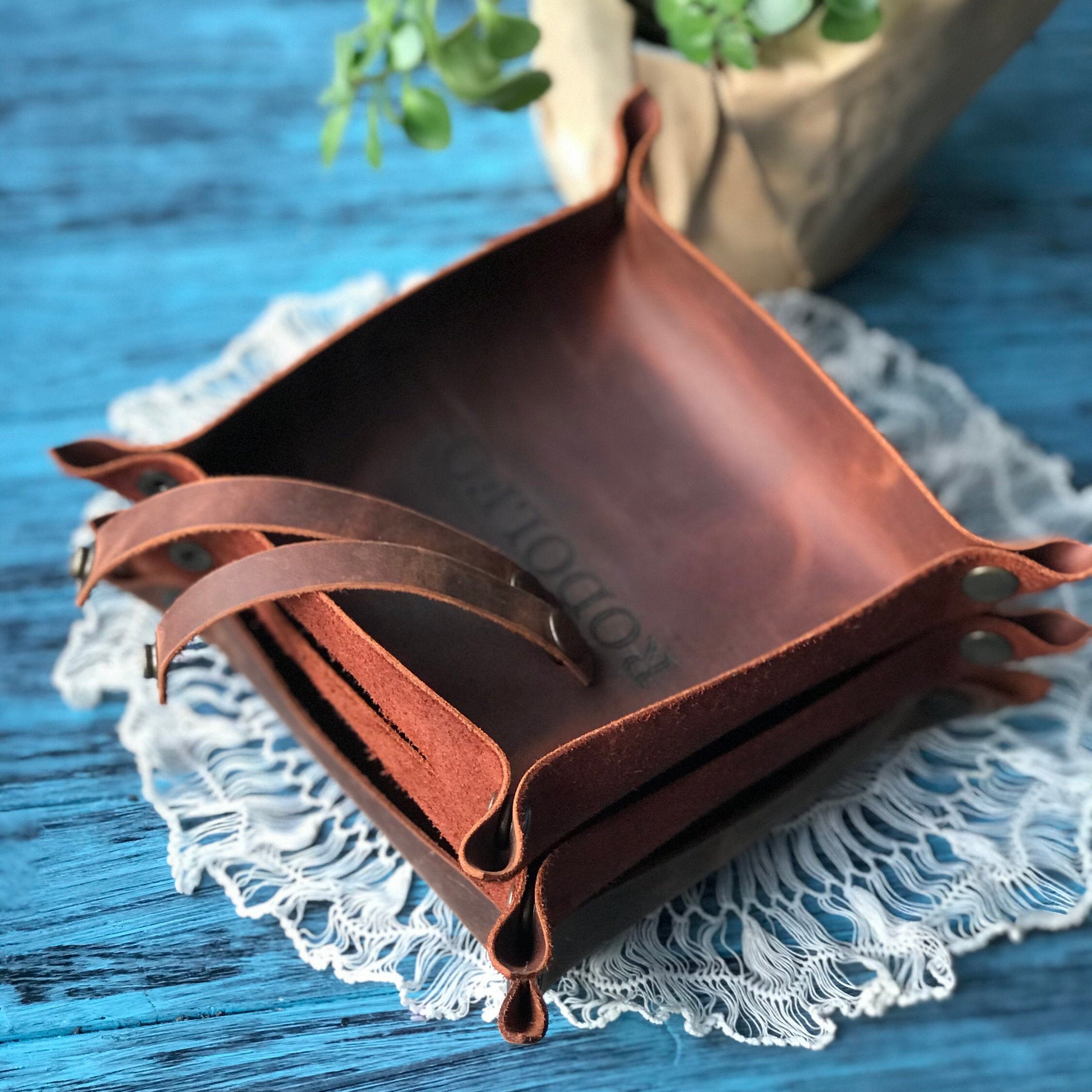 Personalized DND DICE Tray Leather Valet Tray Leather Dice - Etsy Sweden