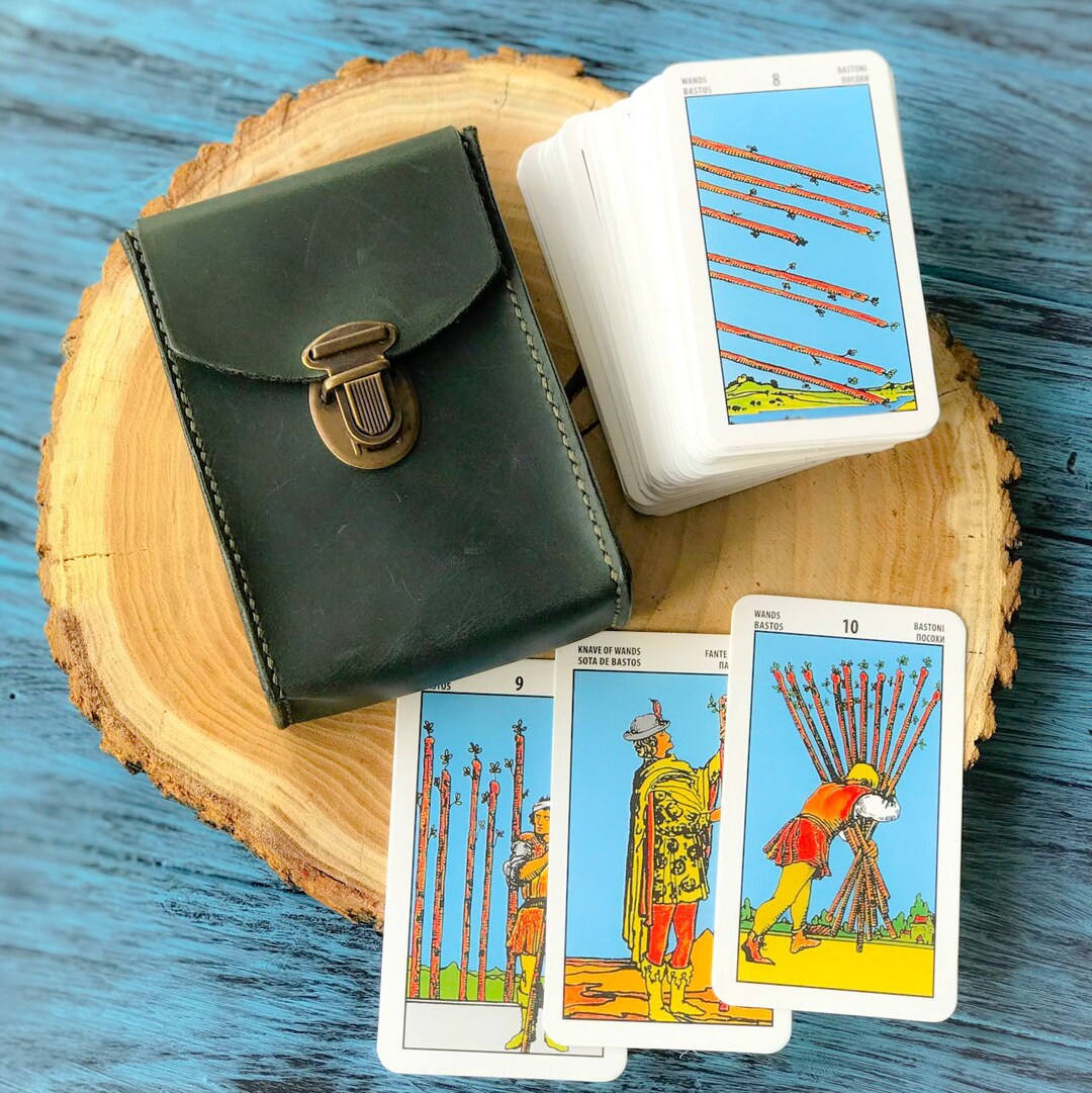 Tarot Deck Holder, Tarot Card Case, Tarot Box, Leather Tarot Case - Etsy