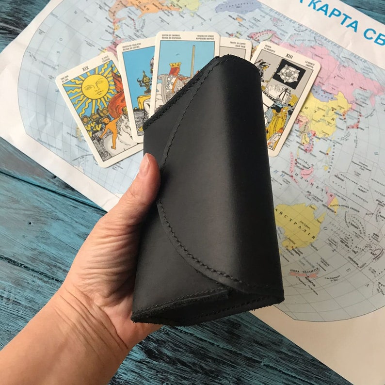 Tarot Leather Case Custom Tarot Deck Box Tarot Card Holder - Etsy