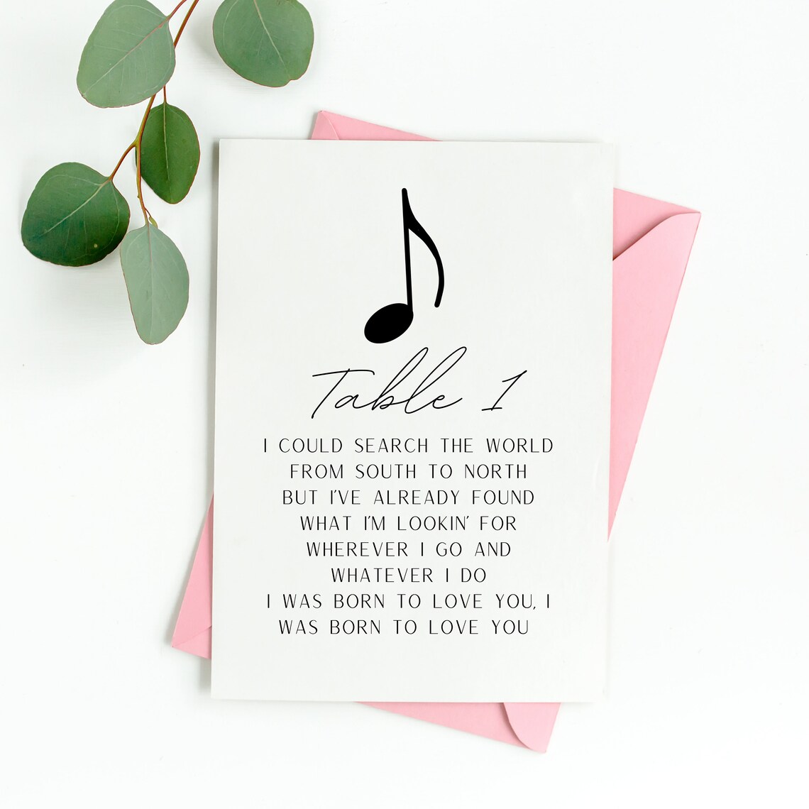 Music Table Numbers Template - Etsy
