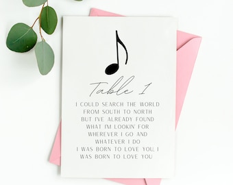 Wedding Table Numbers With Photos Template Digital Download - Etsy