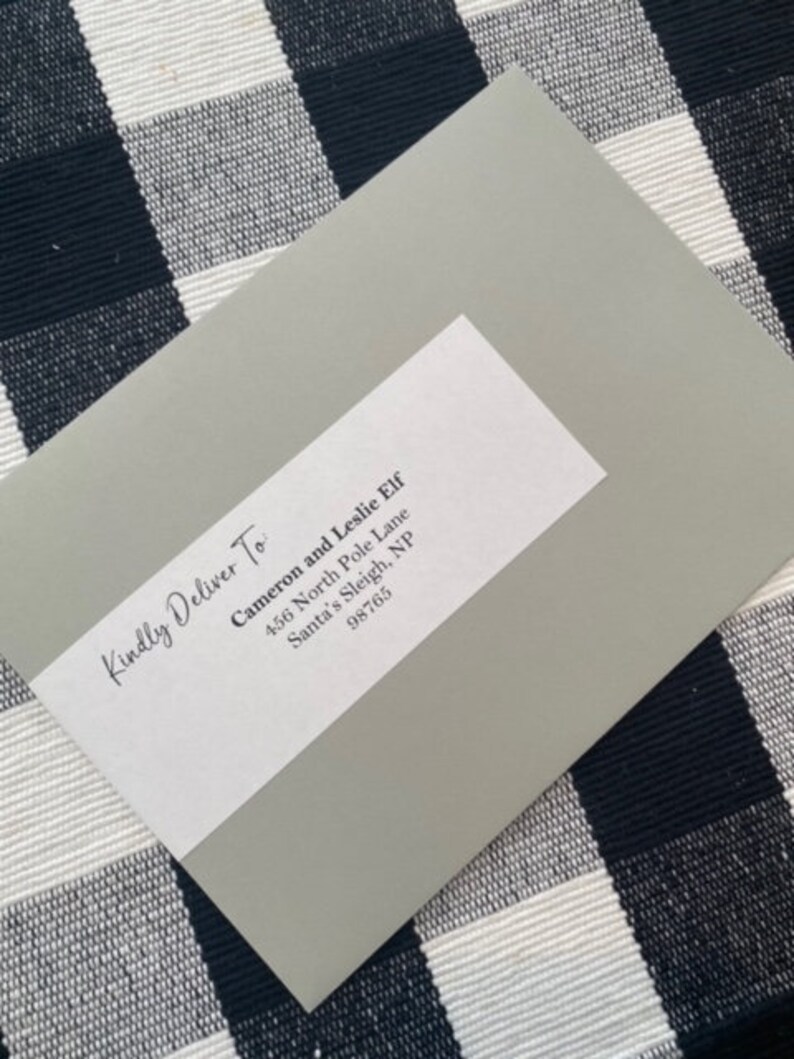 Wrap Around Address Label Template Custom Address Labels - Etsy