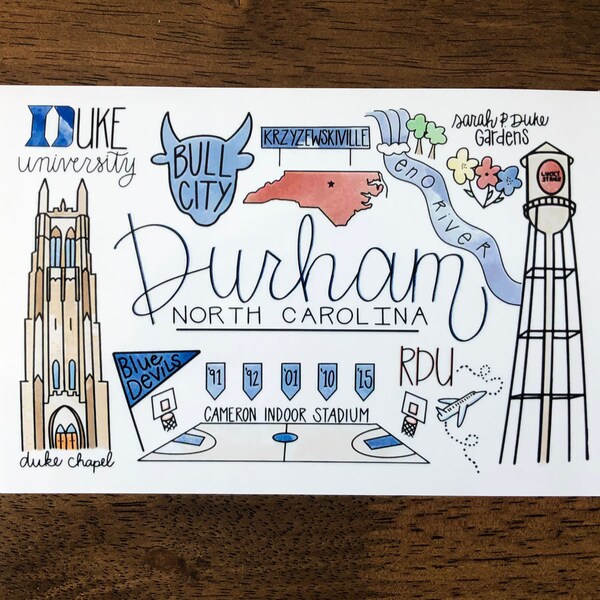 Durham Nc - Etsy