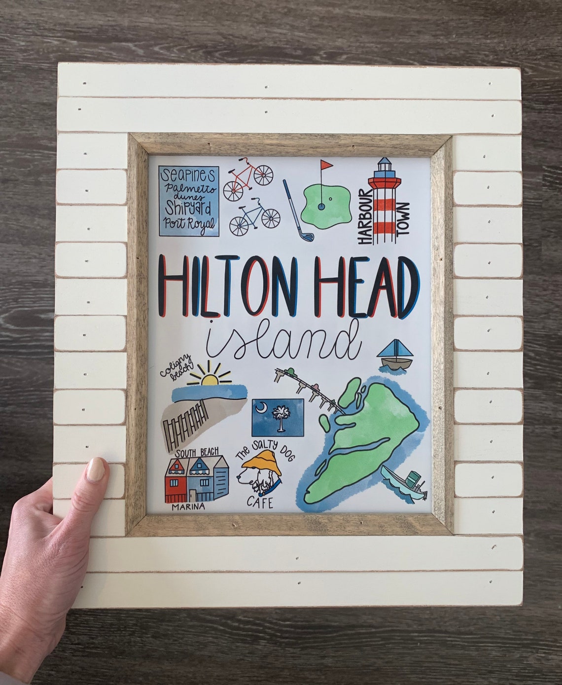 Hilton Head Island Hilton Head Print Hilton Head Wall Decor - Etsy