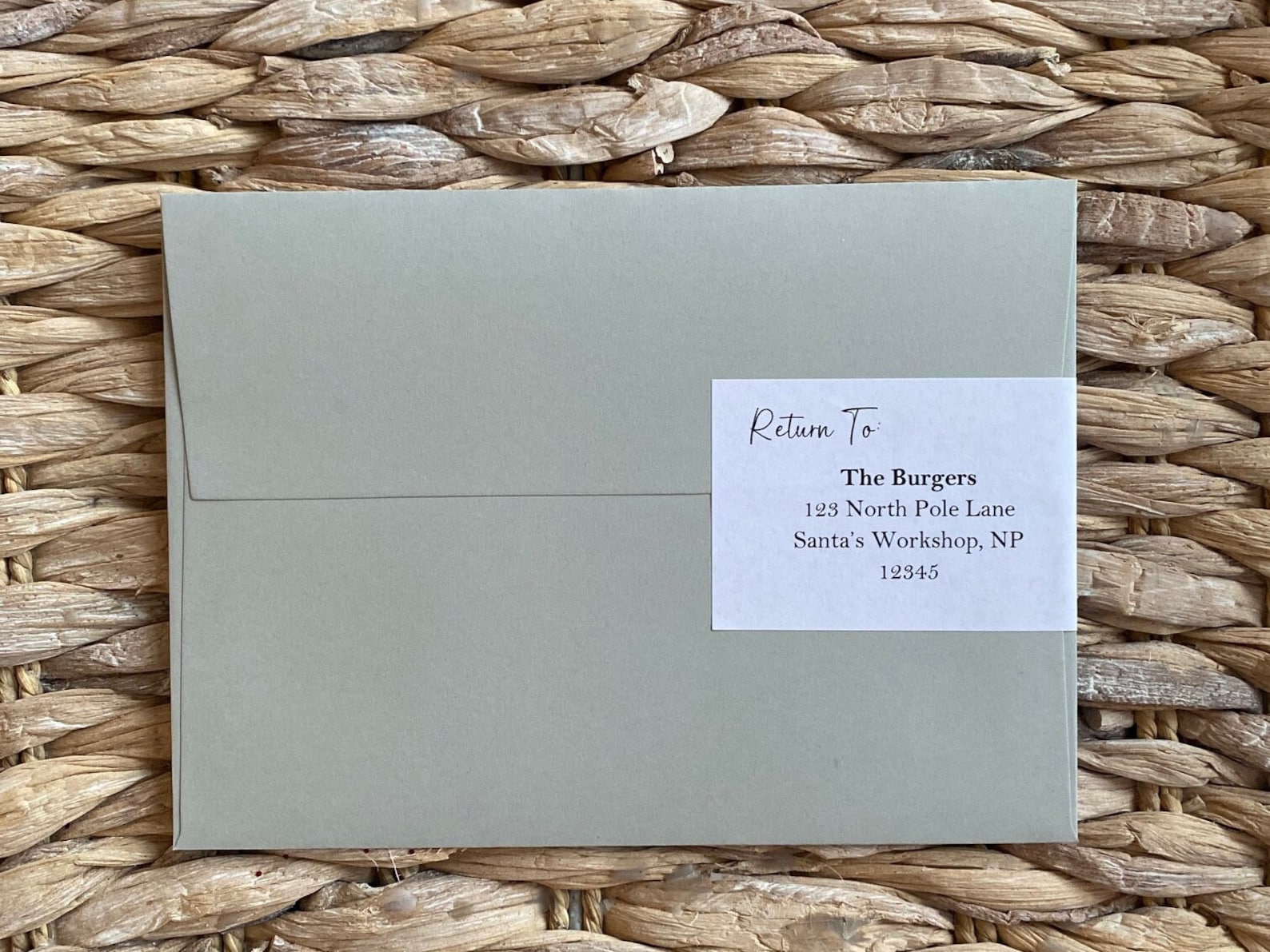 Wrap Around Address Label Template Custom Address Labels - Etsy