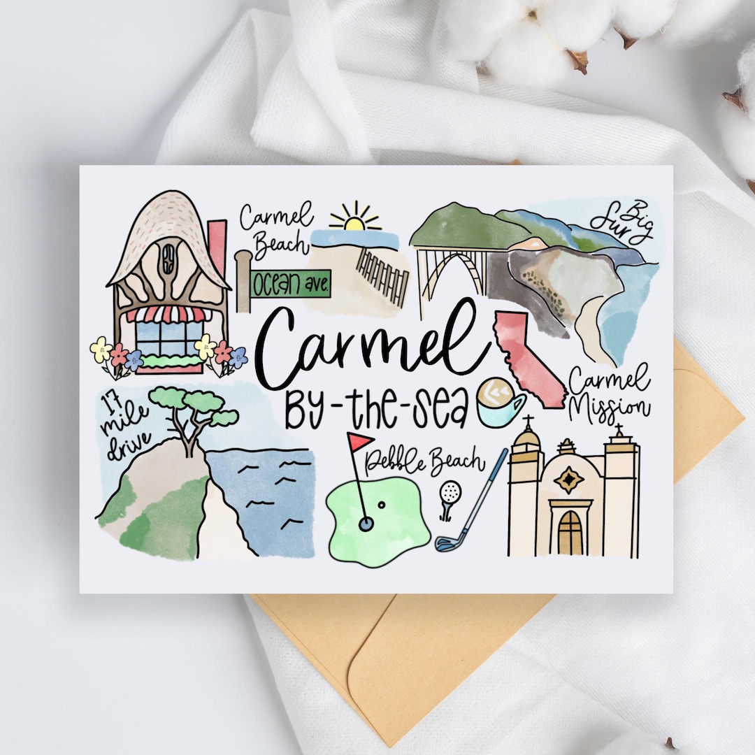 Carmel by the Sea Art Print, Carmel by the Sea Gift, Carmel Print ...