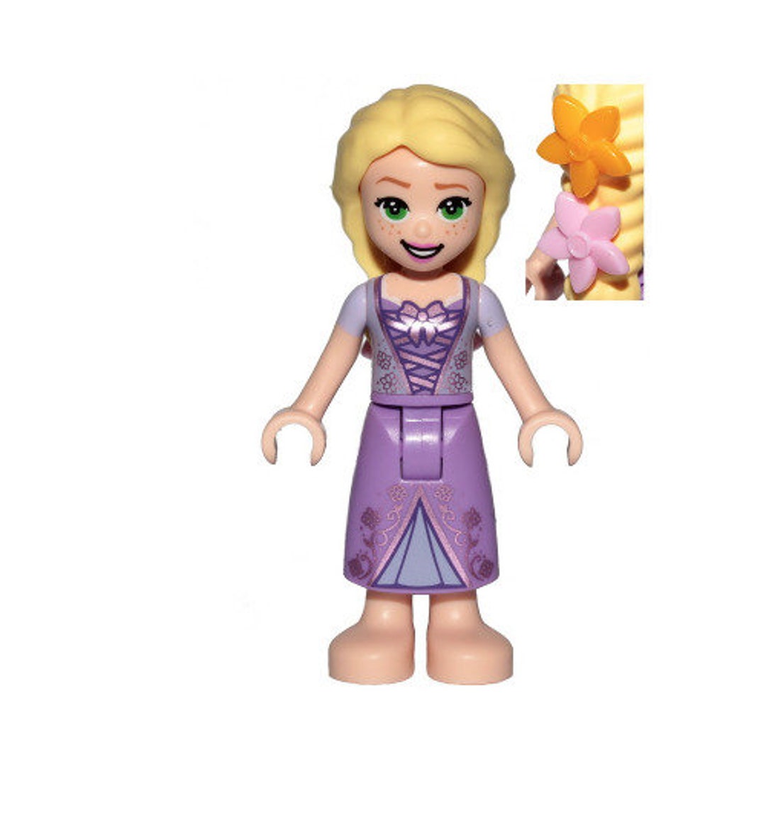 Lego Rapunzel 30391 With 2 Flowers in Hair Disney Princess - Etsy