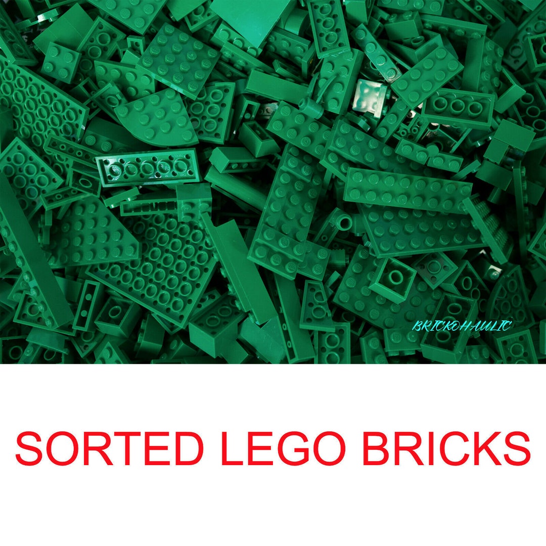 Lego Green Color Sorted Bricks Pieces Plates Parts Bulk - Etsy