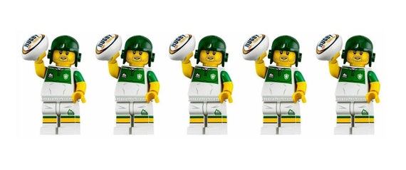 Lego Rugby Player 71025 Series 19 Minifigures Lot of 5 - Etsy