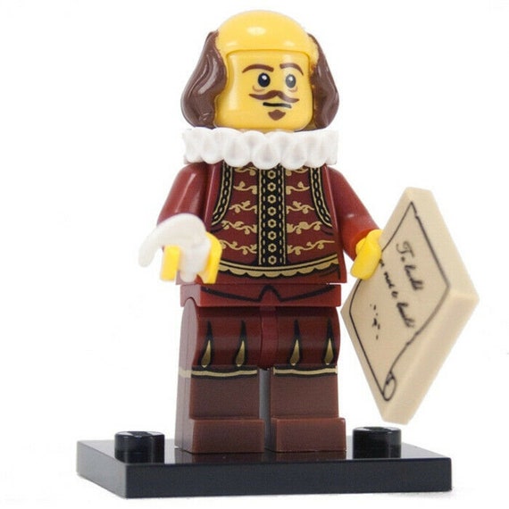 Lego William Shakespeare 71004 the LEGO Movie Collectible - Etsy