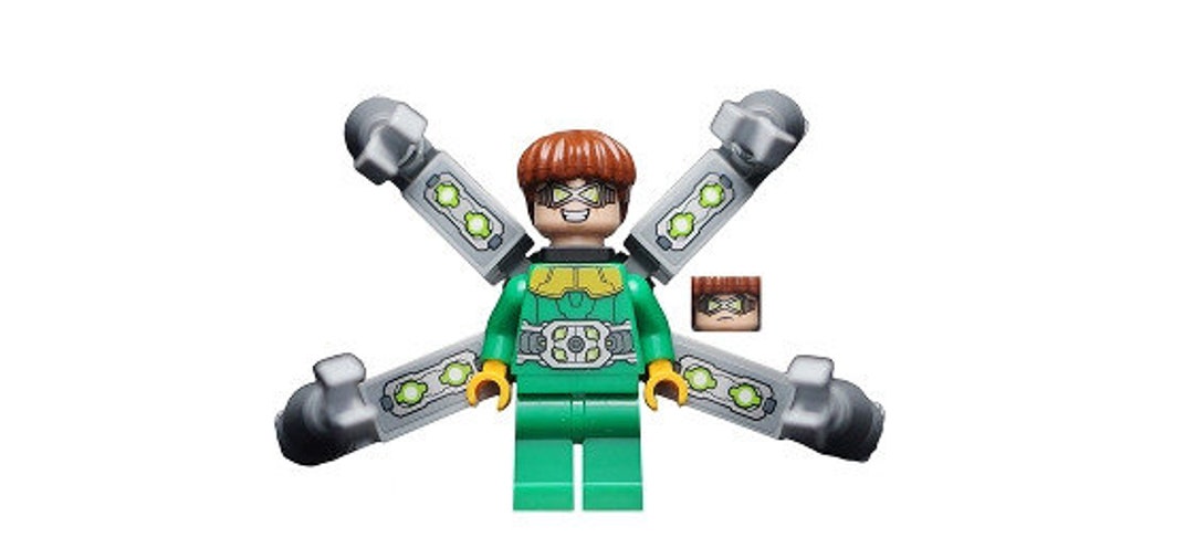 Lego Dr. Octopus 76148 Green Outfit Arms With Stickers Super - Etsy
