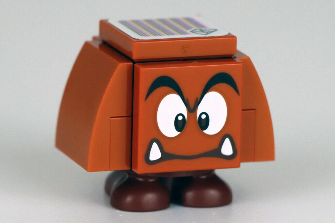 Lego Goomba 71368 Neutral Black Interior Piece Super Mario - Etsy