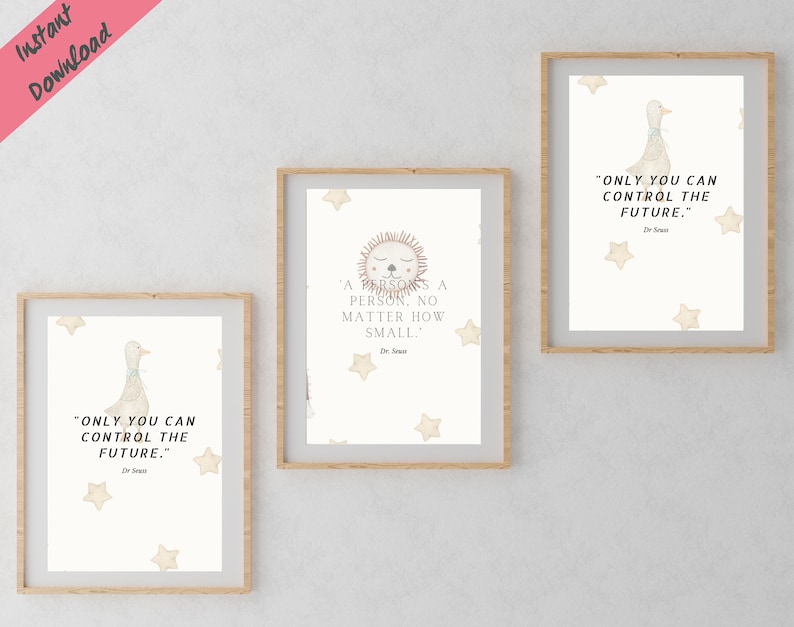 Dr Seuss Prints Dr Seuss Quote Printable Nursery Decor Downloadable ...