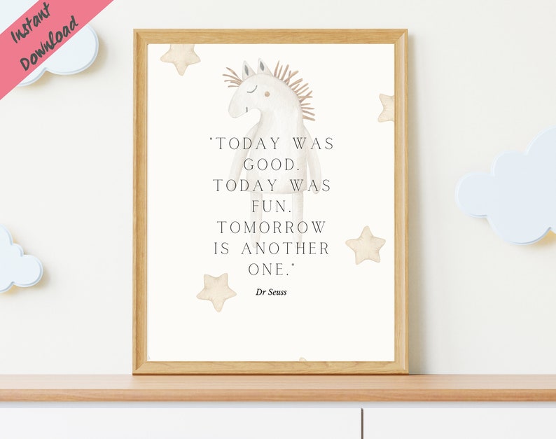 Dr Seuss Prints Dr Seuss Quote Printable Nursery Decor Downloadable ...