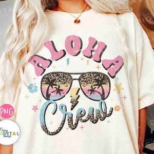 Aloha Crew PNG, Summer Png, Beach Png, Sunglasses Png, Summer ...
