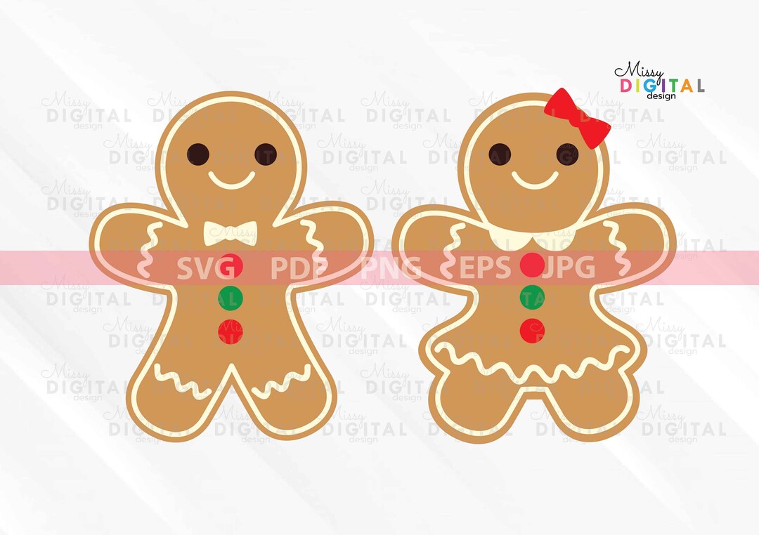 Christmas Gingerbread Cookie SVG Cut Files,gingerbread Ornament Svg ...