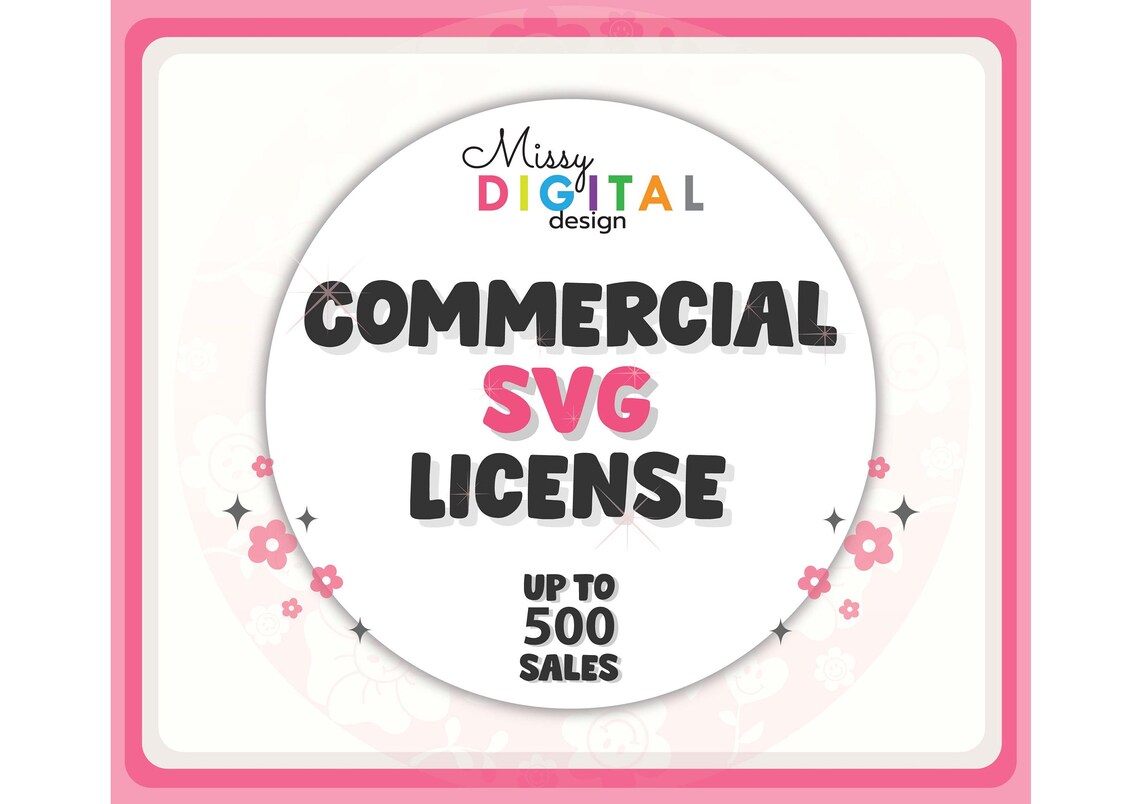Commercial Use License SVG Files Small Business Commercial - Etsy