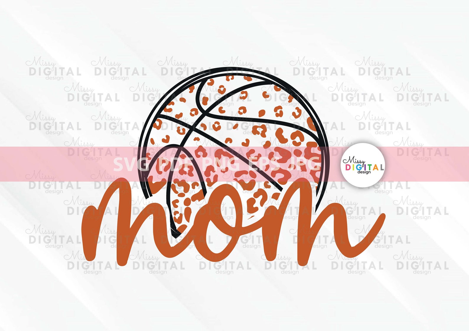 Basketball Mom Leopard Svg Basketball Svg Basketball Shirt - Etsy