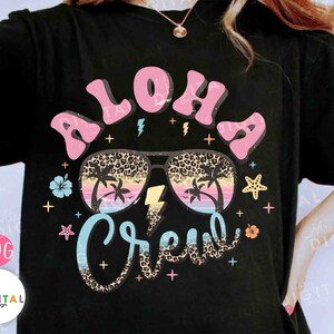 Aloha Crew PNG, Summer Png, Beach Png, Sunglasses Png, Summer ...