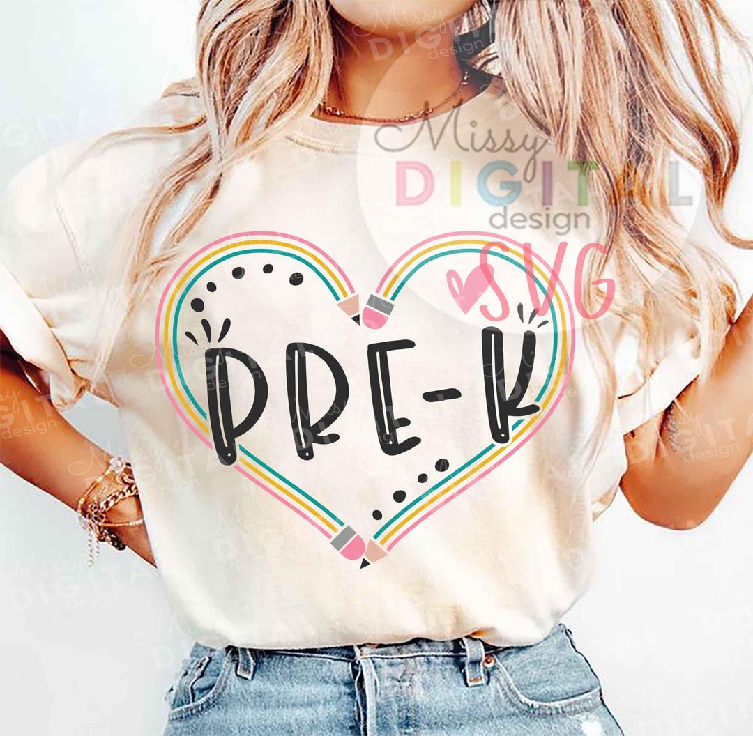 Pre-k SVG PNG, Preschool Teacher Svg, Back to School Svg, Teacher Svg ...