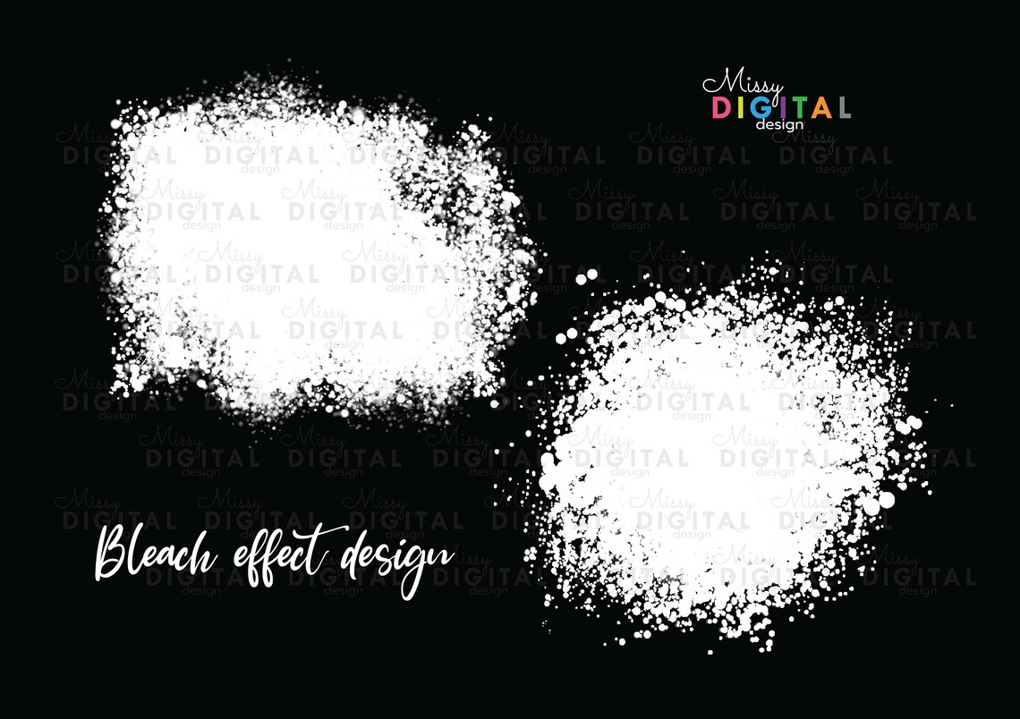 Bleach Effect PNG Bleach Effect Bundle Bleach | Etsy