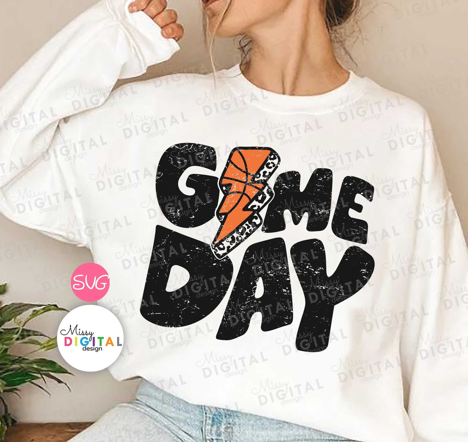 Game Day Basketball Svgleopard Basketball Designbasketball - Etsy
