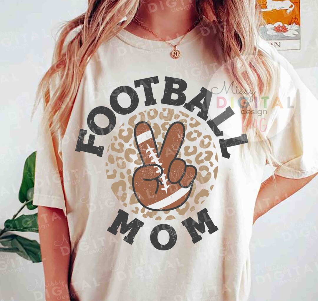 Football Mom Leopard Print PNG, Game Day Design (digital Download) - Etsy