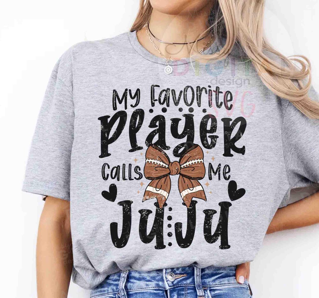 My Favorite Player Calls Me Juju SVG, Football Shirt Design (digital ...